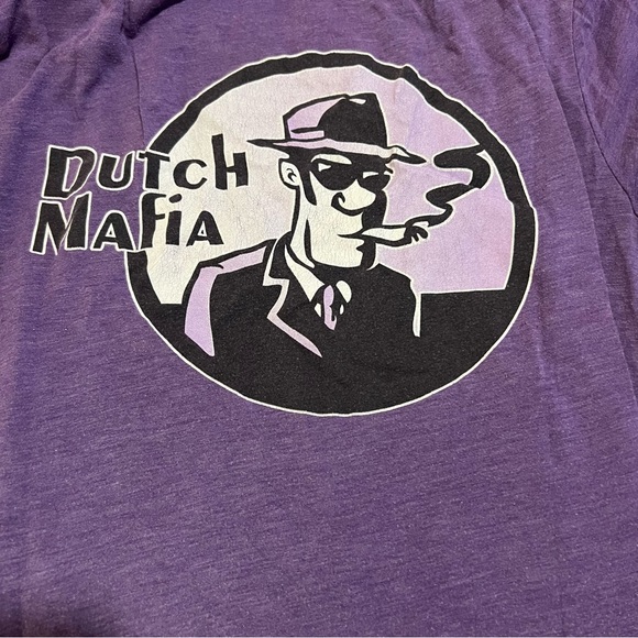 Dutch Bros | Tops | Dutch Bros Purple Dutch Mafia Shirt | Poshmark